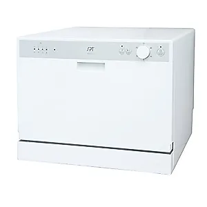 SPT SD-2202W Countertop Dishwasher with Delay Start - White