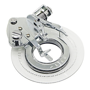 Daisy Flower Stitch Presser Foot Decorative Embroidery Stitch Circles Ruffler Sewing Machine Presser Foot for Most Low Shank Sewing Machines