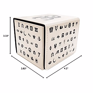 Ultra Pro - 30th Anniversary Alcove Edge for Magic: The Gathering, Store & Protect up to 100 Standard Size MTG Cards, Great for Commander Deck, Side Loading Deck Box, Premium Leatherette Finish