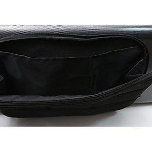 WUQIMUSC 16 inch Viola Case Durable Carbon Fiber Composite Oblong Viola Box fit For 15-17inch Adjustable