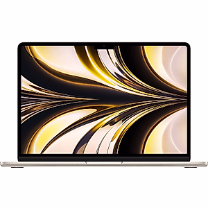 2022 Apple MacBook Air Laptop with M2 chip (13.6-inch Liquid Retina Display, 8GB RAM, 512GB SSD Storage) Starlight (Renewed)