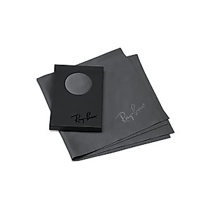 Ray-Ban Cleaning Cloth Sunglasses, Grey, 5 x 7