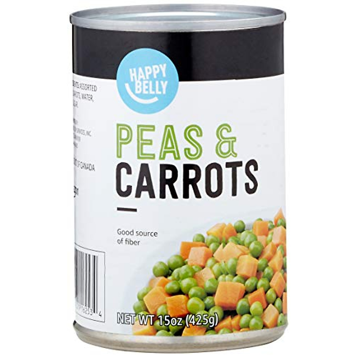 Amazon Brand - Happy Belly Peas & Carrots, 15 ounce (Pack of 1)