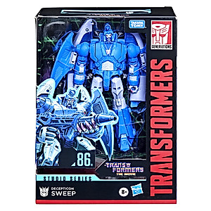 Transformers Toys Studio Series 86-10 Voyager Class The The Movie 1986 Decepticon Sweep Action Figure, Ages 8 and Up, 6.5-inch