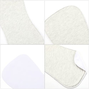 6 Pack Cotton Baby Burp Cloths Extra Absorbent Soft for Baby Boys and Girls