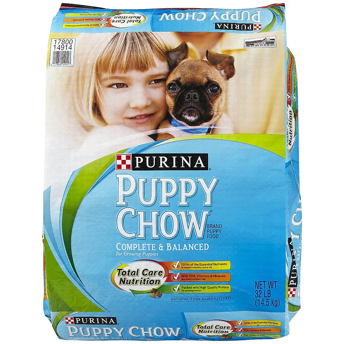 Purina Puppy Chow Puppy Food, Complete Nutrition Formula , 32 lb