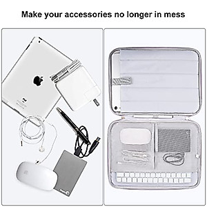 12.9 Inch Tablet Sleeve Bag, iPad Pro 12.9 Tablet Carrying Case for iPad Pro 12.9 M2/M1/2022-2018, 13" iPad Pro M4/iPad Air M2 2024, Samsung Galaxy Tab S8/S7+/Plus/FE/Tab Pro S 12.2" Pouch Bag, Purple