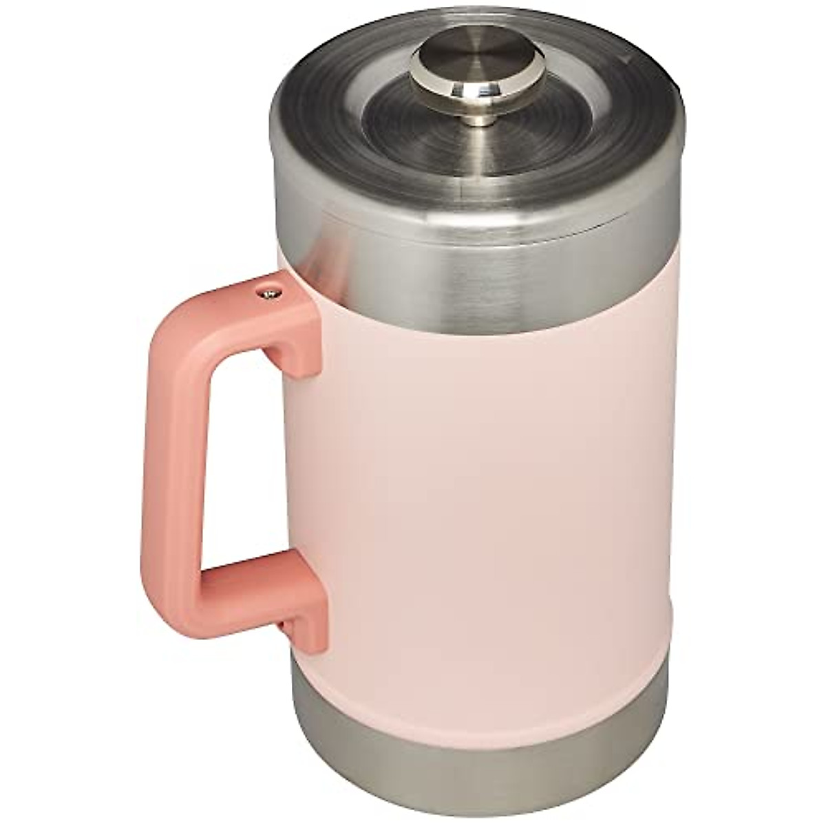 Stanley French Press 48oz with Double Vacuum Insulation, Stainless Steel Wide Mouth Coffee Press, Large Capacity, Ergonomic Handle, Dishwasher Safe