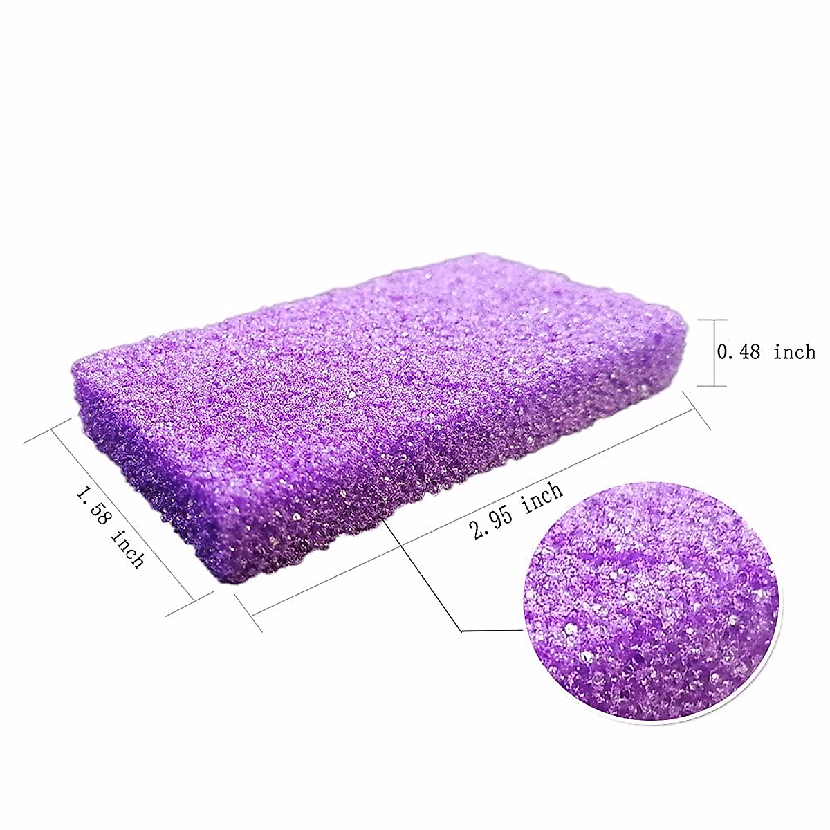 70 PCS Pedicure Exfoliator Kit Set 40 PCS Disposable Pedicure Pumice Stone for Foot Care Sponge Scrubber Callus Purple Coarse Dead Skin Remover 30 PCS Pedicure Nail Files (Pack of 70)