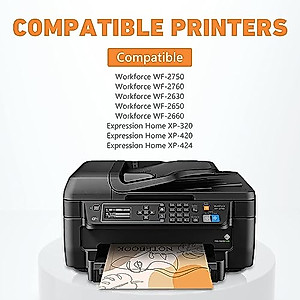 Hehua Remanufactured 220XL Ink Cartridges Replacement for Epson 220 Ink Cartridges T220XL 220 XL Combo Pack for WorkForce WF-2760 WF-2750 WF-2630 WF-2650 WF-2660 XP-420 XP-424 XP-320 Printer, 10 Packs