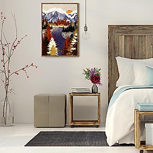 Fake Flowers Silk Roses Flower Bouquet , Faux Flower Arrangements,Farmhouse Table Decor,Table Decorations for Living Room,Coffee Table Decor( Burgundy)