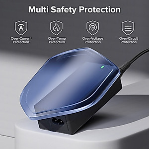 ZOZO Universal Laptop Charger 90W AC Adapter for HP Dell Gateway Toshiba Lenovo Acer ASUS Samsung Sony Ultrabook Chromebook DC Output 12V 16V 18.5V 19V 19.5V 20V Power Supply Cord with 17 tips