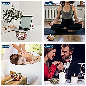 Scented Candles Gift Set,4 Pack Aromatherapy Candle,Soy Candles for Home Scented, Candle Sets with Pure Essential Oil for Birthday, Anniversary, Christmas, Thanksgiving, Mother's Day