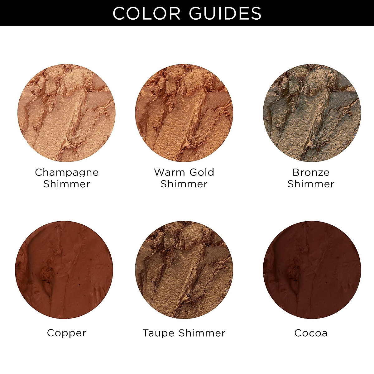 VenuKiss 6 PCS Shimmer Glitter Eyeshadow Stick, Waterproof & Long Lasting, Professional Warm Natural Makeup Eyeshadow Pencil Set