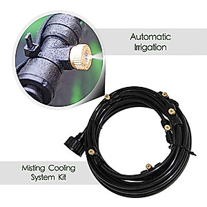 Solution4Patio Mini Walk-in Greenhouse W/Drip Irrigation 4 Tier 16 Shelves Portable for Indoor/Outdoor, invernadero, Transparent Thick Cover, Heavy Duty Frame, 47.3 in. W x 67 in. D x 76.4 in. H