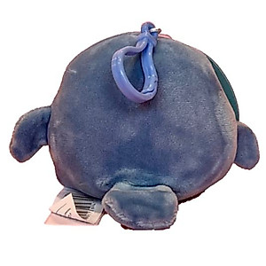 Squishmallow Official Kellytoy 3.5 Inch Clip On Bag Keychain Backpack Clips Squishy Soft Plush Toy Animal (Maeve The Manatee)