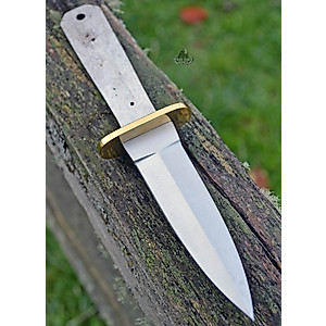 Whole Earth Supply (Set of 2) Large Boot Knife Knives Blades Blanks Hunting Blade Hunter Dagger Throwing New BL7706