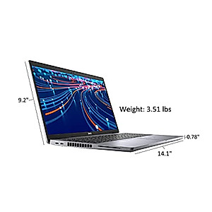 Dell Latitude 5520 (2023) 5000 15.6" FHD Touchscreen Business Laptop (Intel 4-Core i5-1145G7 vPro, 16GB RAM, 512GB PCIe SSD) Backlit, Thunderbolt 4, Wi-Fi 6, Webcam, IST SD Card, Win 10 / Win 11 Pro