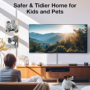 Cord Hider, 157in Delamu Wire Covers for Cords Cable Management, TV Cable Hider Wall Kit, Cable Raceway Cover Wire Hider Management, Cord Hider Wall Mounted TV, 10XL15.7 W0.95 H0.55in Grey