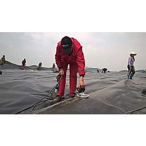 Mini GEO2 Membrane Hot Wedge Welder Welding Machine Hot Wedge Geomembrane Welder WELDY