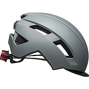 BELL Daily MIPS LED Adult Commuter/Urban Bike Helmet - Matte Gray/Black, Medium/Large (53-60 cm)