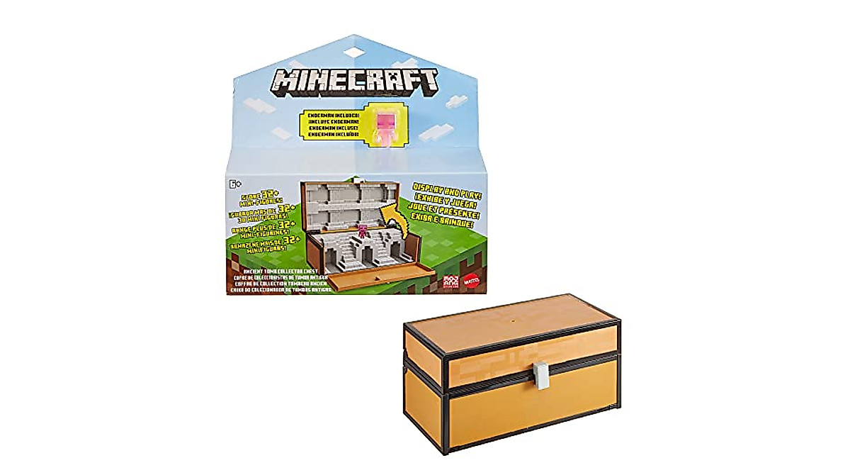 Minecraft Collector Chest with Exclusive Mini Figure - Mattel