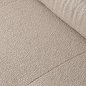 JACH Modular Sectional Couch, Double Layer Deep 3-Seat Couches, 109'' Minimalist Teddy Velvet Sectional Sofas, Convertible Sleeper Soft Sofa for Living Room Apartment (Light Brown)