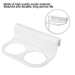 eecoo Aquarium Filter Sock Bracket Aquarium Acrylic Durable Double Hole Filter Bag Bracket Water Filter Holder Support Fish Tanks Accessory
