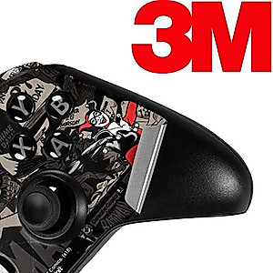 Skinit Decal Gaming Skin Compatible with Xbox One Elite Controller - Officially Licensed Warner Bros Harley Quinn Mixed Media Design