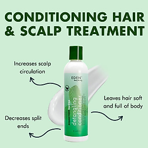 EDEN BodyWorks Peppermint Tea Tree Conditioner | 8 oz | Refresh & Soothe Scalp, Moisturize & Detangle Hair - Packaging May Vary