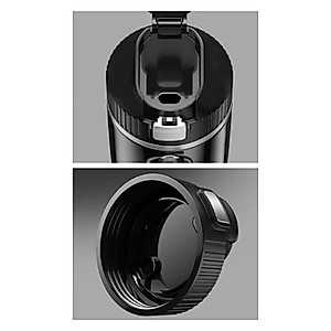 Car Heating Cup Car Kettle Portable Easily Washing Electric Heat Water Cup Car Heated Mug for Heating Water Outdoor Work, Black