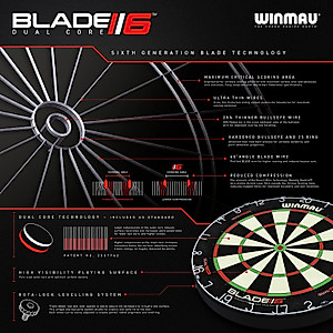 WINMAU Blade 6 Dual Core Professional Bristle Dartboard
