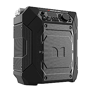 Monster Rocker 270 Sport Portable Indoor/Outdoor Wireless Speaker - Black/Slate (Renewed)