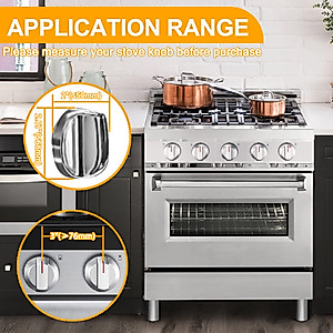 Stove Knob Covers for Child Safety Universal Size Gas Stove Knob Covers with Strong Acrylic Adhesive Baby Proof Oven Knob Covers for Kids Toddler Ranges Knob Covers (Clear)