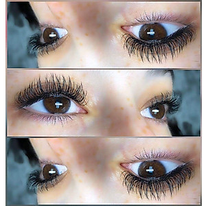 Ellipse Eyelash Extensions 0.15mm D Curl 8-15mm Mixed Flat Eyelash Extension Supplies Light Lashes Matte Individual Eyelashes Salon Use Black Mink False Lashes Mink Lashes Extensions(D-0.15-8-15mm)