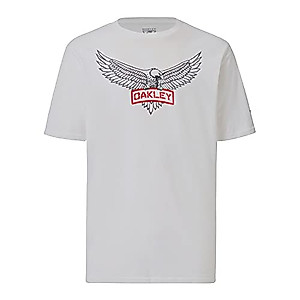 Oakley Men's SI Eagle Tab Tee, White, Large