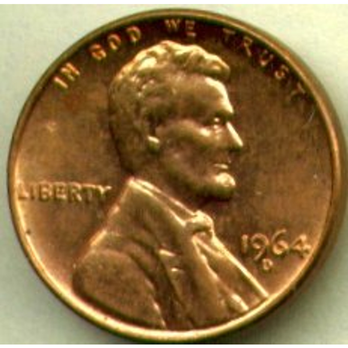 1964-D Lincoln Memorial Cents Bank Roll, Uncirculated