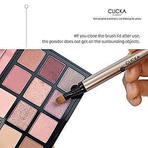 Retractable Automatic Lid Eyeshadow Brush