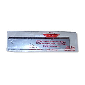 Ettore 46322 Champion Scraper Replacement Blades, 5-Inch Width (Pack of 60)