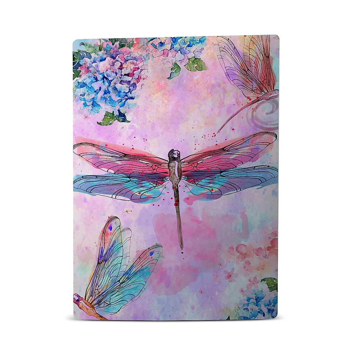 Head Case Designs Officially Licensed Jena DellaGrottaglia Dragonflies Animals Vinyl Faceplate Gaming Skin Decal Compatible With Sony PlayStation 5 PS5 Disc Edition Console & DualSense Controller