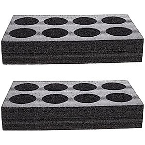 UPKOCH 2pcs Pearl Cotton Cup Holder Coffee Carrier take Out Cup Holder Drink Cup Carrier Tray Drink Cup Holder for car Cup Holders Outdoor epe Pearl Cotton Foam Accessories
