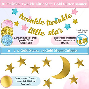 191 PC Twinkle Twinkle Little Star Gender Reveal Decorations - Includes Gender Reveal Balloon Arch Garland & GIRL BOY Balloon Boxes & Gender Reveal Balloon and More – Gender Reveal Ideas