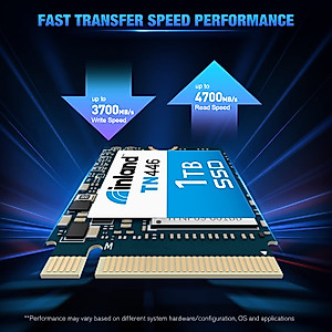 INLAND 2230 Internal SSD 1TB High Performance Gen4x4 M.2 2230 30mm Internal Solid State Drive PCIe 4.0, up to 4,700 MB/s, TN446