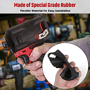 M12 FUEL Stubby Impact Driver Protective Boot Fits for Milwaukee M12 FUEL 3/8 in. and 1/2 in. Stubby Impact Wrenches (2554-20, 2555-20, and 2555P-20)
