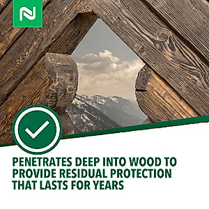 Bora-Care with Mold-Care Moldicide Concentrate, Wood Protection Against Mold, Termites, and Decay, Long-Lasting Residual Protection, 1 Gallon