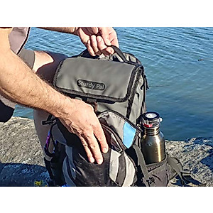 Sturdy Pal NOW BACK IN STOCK! Get your Insulated Foldable and Adjustable Size Heavy-Duty Leak Proof Lunch Bag for Men & Women with Utensil Zip Pouch