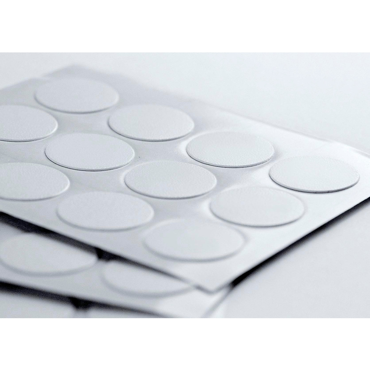 Furndiy 7/8" - 21mm 36 Pcs White Self-Adhesive Screw Cover Caps - Screw Hiding - Screw Hole Cover Caps - Nail Cover - Screw Hole Stickers - Based in USA