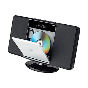 Jensen JBS-300 Modern Bluetooth Stereo Music System for Home with CD/MP3/WMA Player Wireless Streaming USB Port for MP3 Playback | Digital AM/FM Stereo (Remote Included) (Limited Edition)