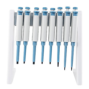 ONiLAB’S Lab Linear Micropipette/Pipette Rack, Pipette Stand,Pipettor Holder Fits Up to 8 Laboratory Pipettes