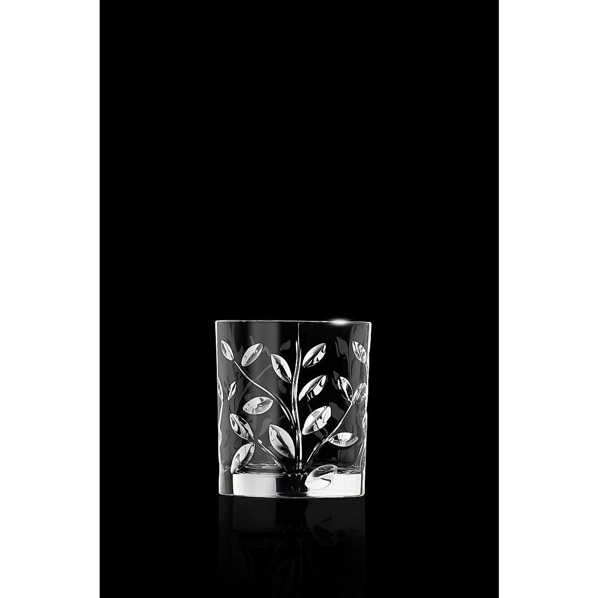 Barski Tumbler Glass - Double Old Fashioned - Set of 6 - Glasses - Designed DOF Crystal Glass Tumblers - For Whiskey - Bourbon - Water - Beverage - Drinking Glasses - 11 oz. - Made in Europe